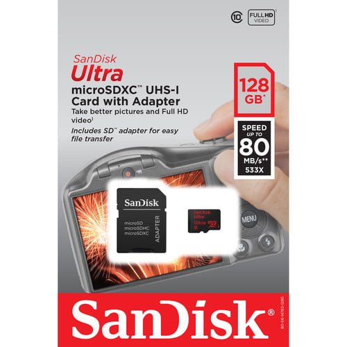128GB Sandisk Camera Memory Card Class 10 Price in Kenya - Starmac Kenya